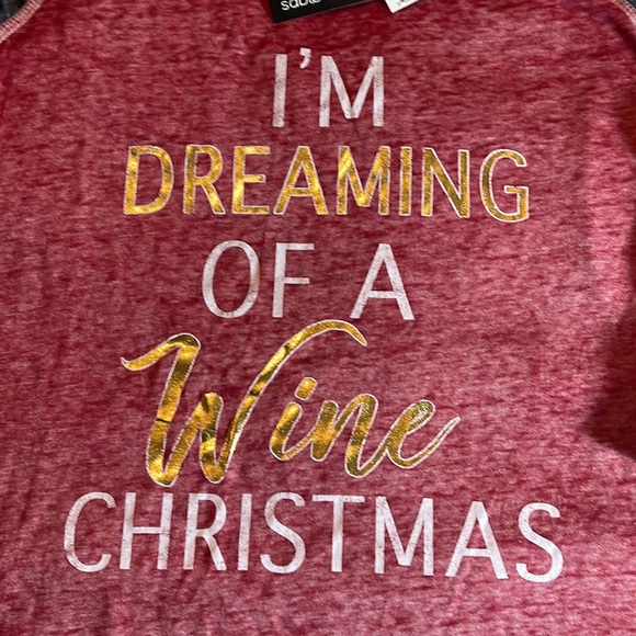 Sable Sky | Tops | Great Christmas Teesable Sky Maroon Jersey B6 | Poshmark